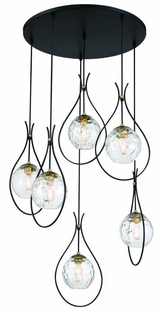 Cody - 6 Light Pan Pendant : 9V083 | Shanor Electric Supplies LLC