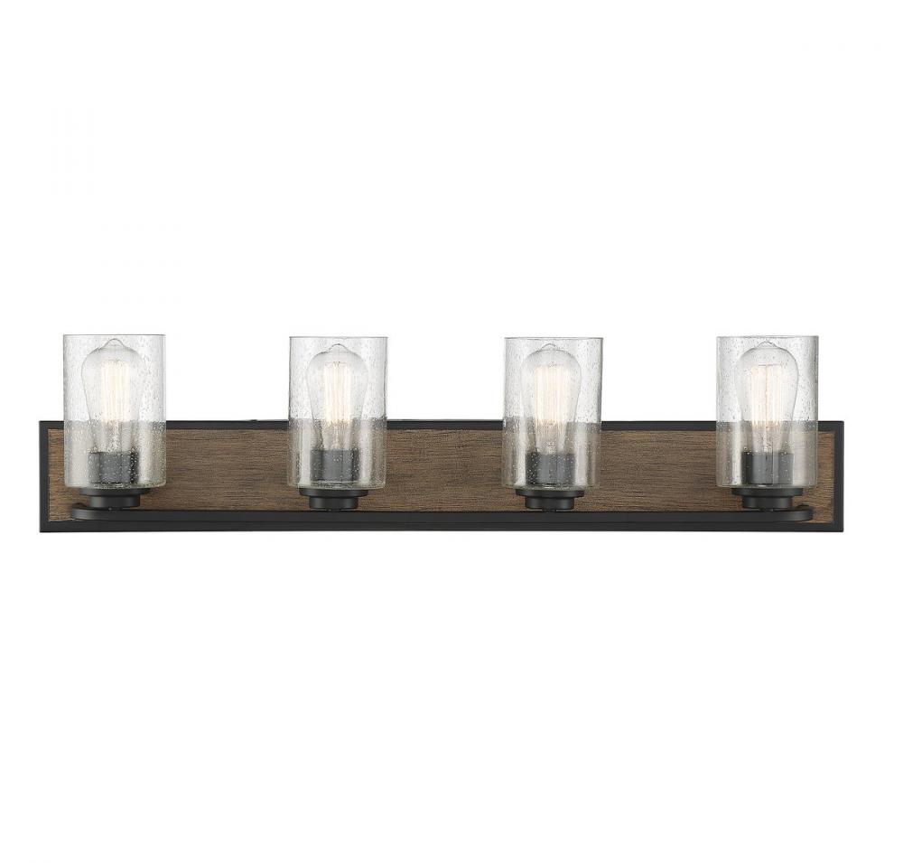 Sheppard 4-Light Bathroom Vanity Light in Lodge : 650YF | Shanor ...