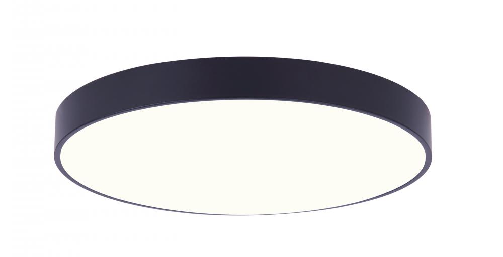 6.1 Inch Black LED Edgeless Flush Mount : 841JX | Shanor Electric ...